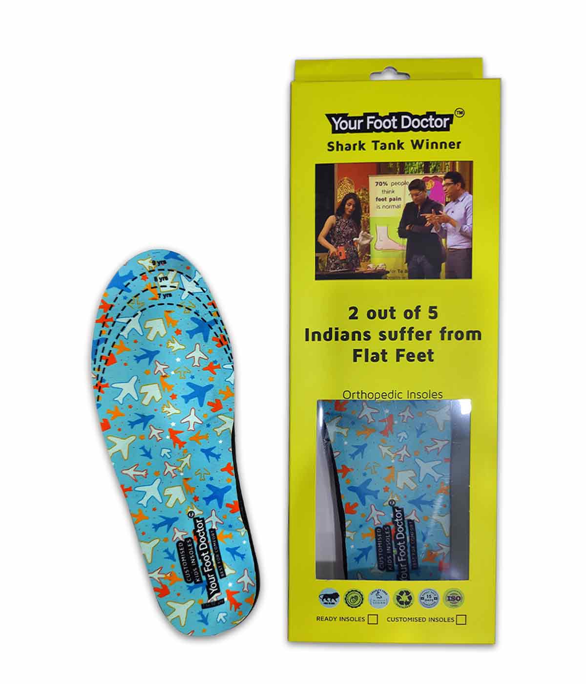 Medial Arch Support Insole | Kids Medial Insole | Your Foot Doctor